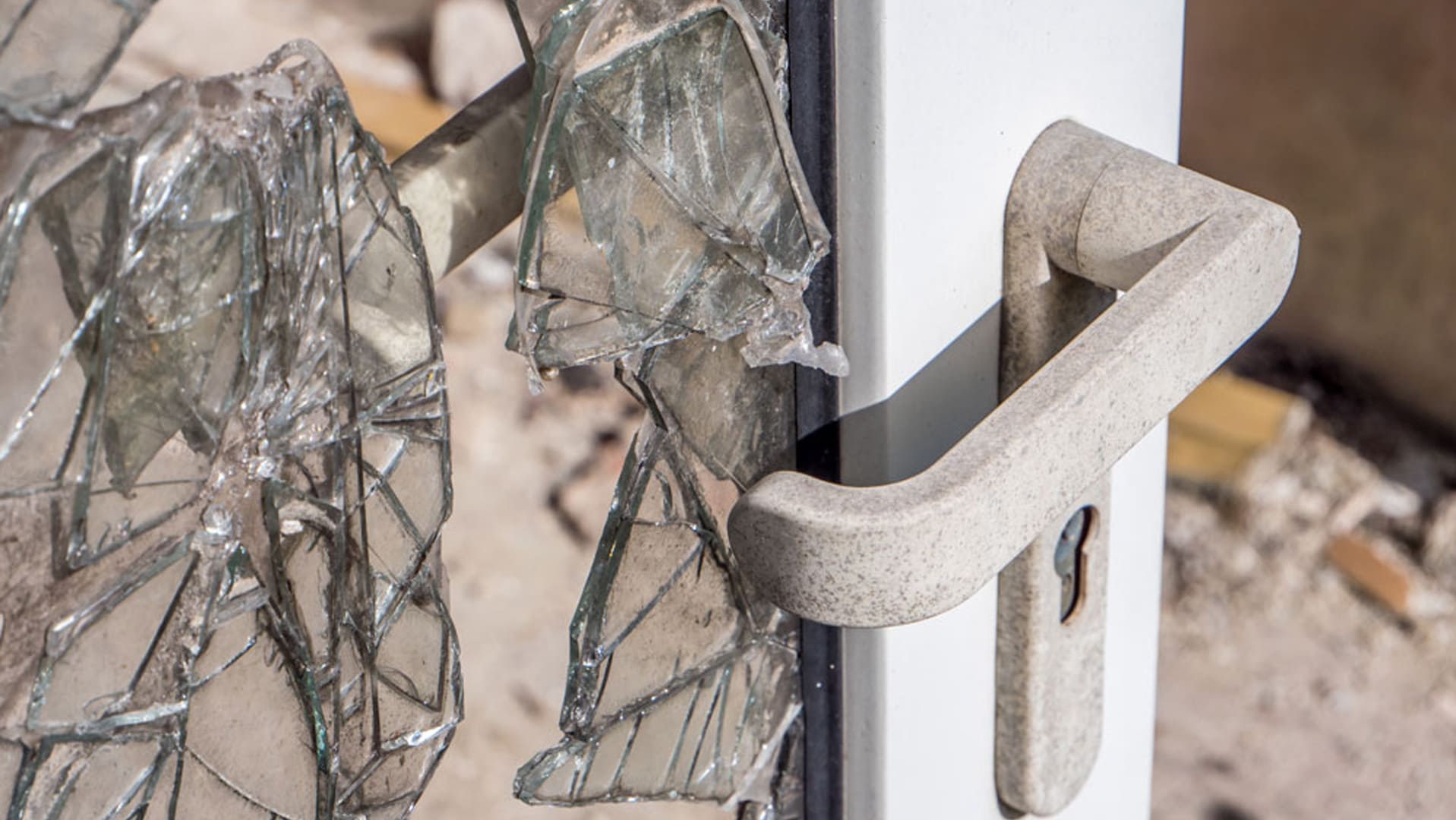 Back door smashed - The Bobby Project